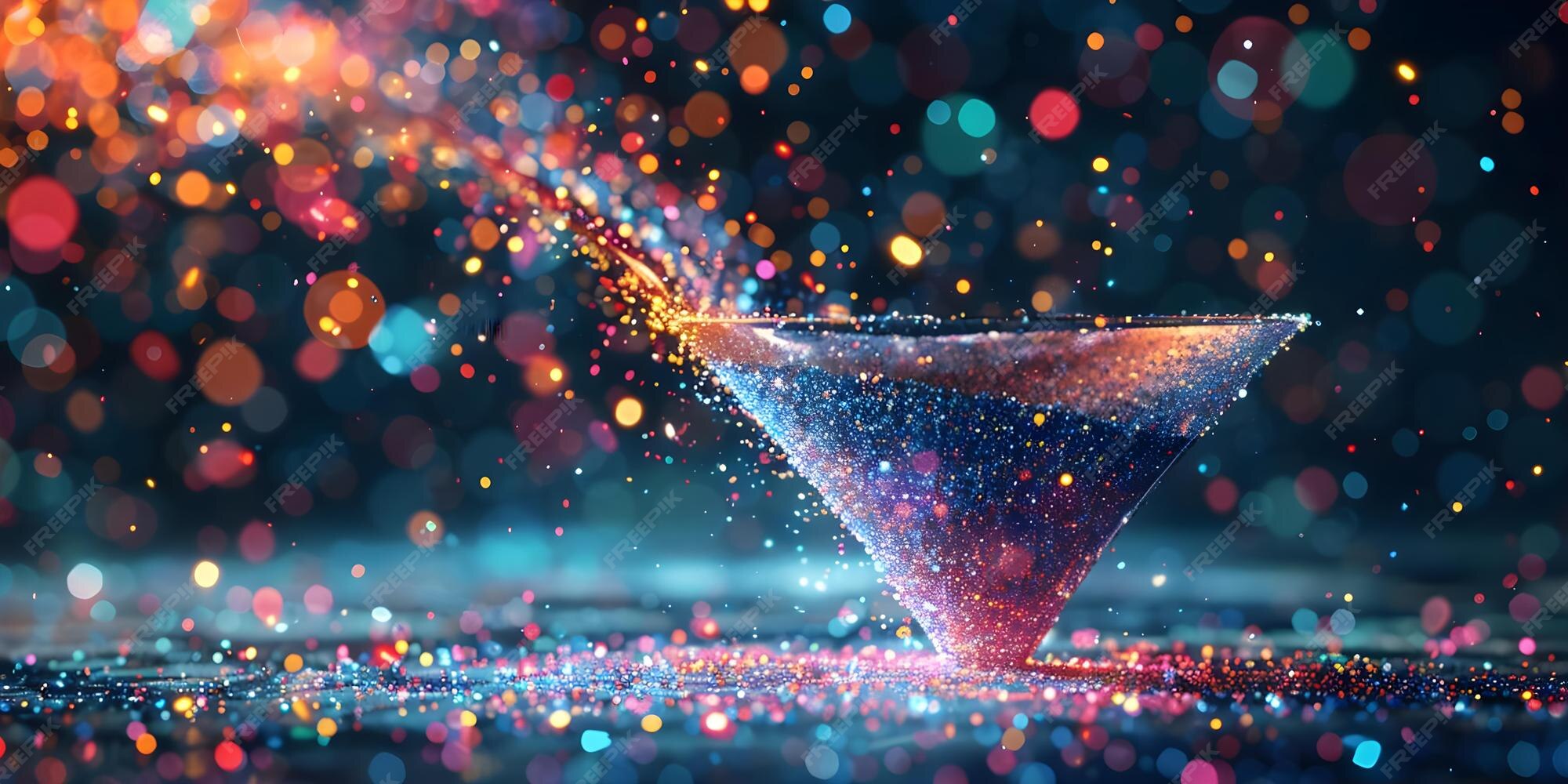 Premium Photo | Visualization of data fragmentation and sorting through ...