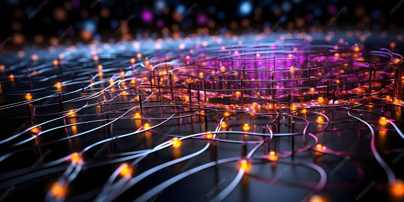 Premium Photo | Visualization of quantum computer executing Shors and ...