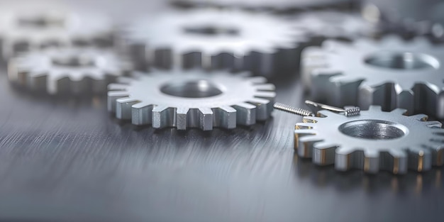 Premium Photo Visualize Automated Document Lifecycle With Gears Turning To Show Workflow