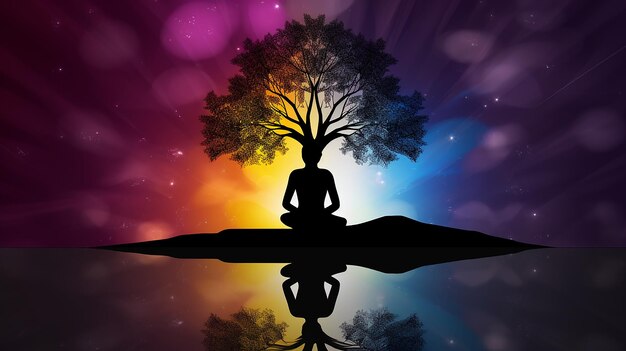 Premium Photo | Visualize the impact of selfreflection and mindfulness Premium Photo | Visualize the impact of selfreflection and mindfulness