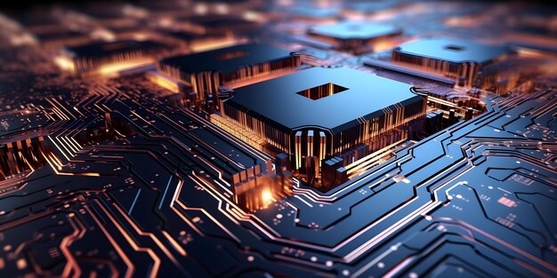 Visualizing Circuit Boards Cpus Ai Neural Networks And Cloud Computing With Cuttingedge