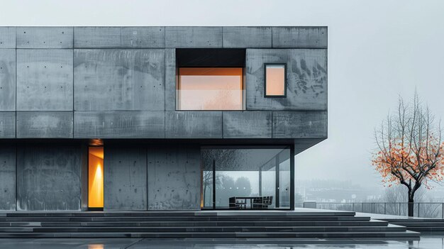 Premium Photo | Visualizing a startup with a sleek grey facade modern ... Premium Photo | Visualizing a startup with a sleek grey facade modern ...