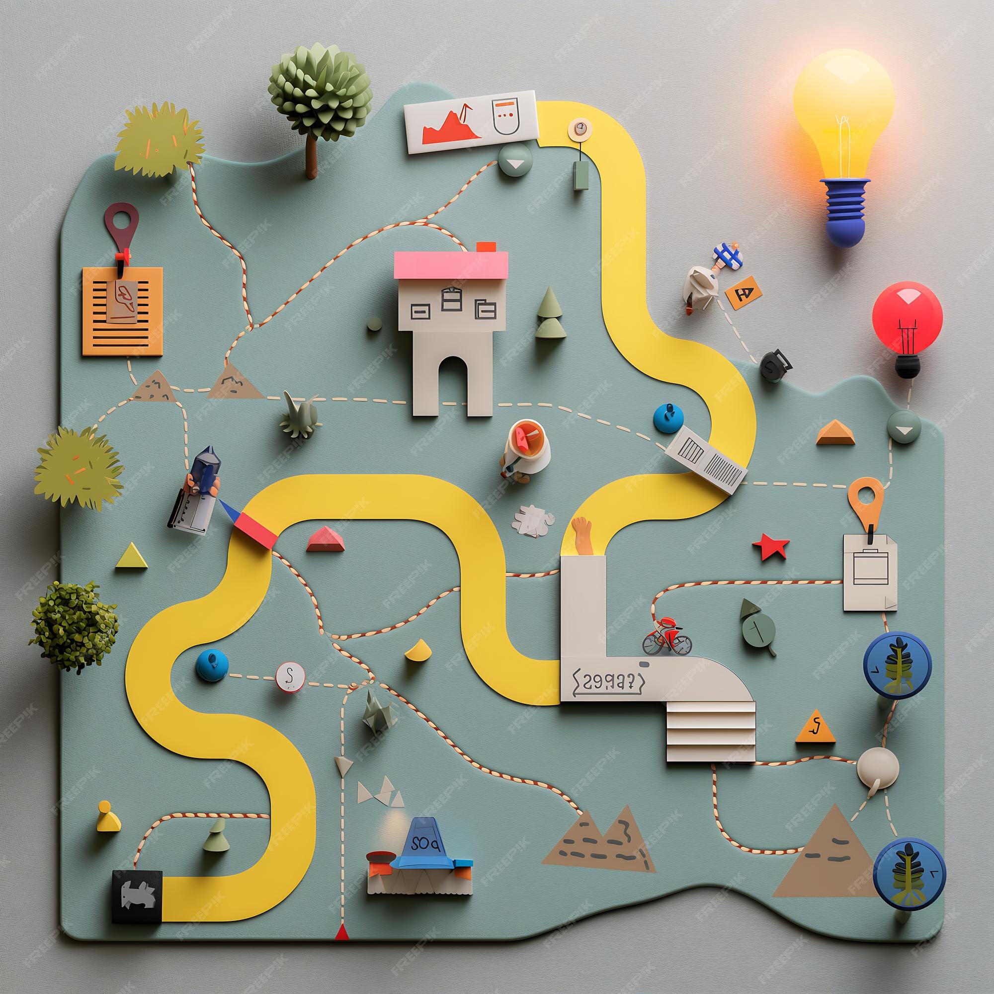 Visualizing User Experience A Comprehensive Journey Map | Premium AI ... Visualizing User Experience A Comprehensive Journey Map | Premium AI ...