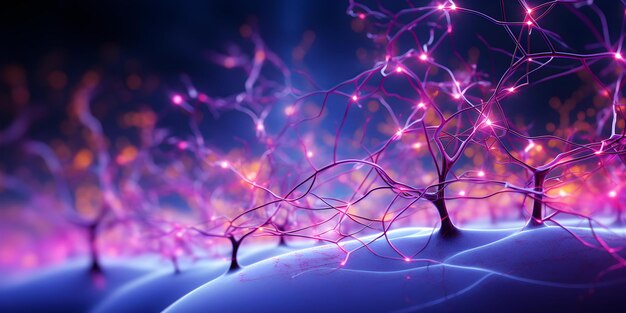 Premium Photo A Visually Captivating Depiction Of A Pulsating Neural