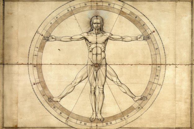 Premium Photo | Vitruvian Man The Modern Transformation Da Vinci39s ... Premium Photo | Vitruvian Man The Modern Transformation Da Vinci39s ...