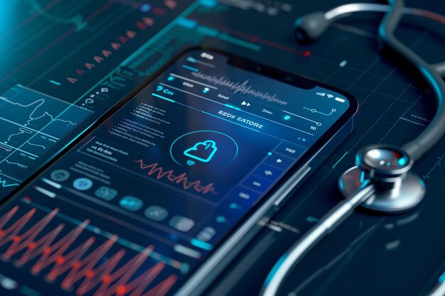 Premium Photo | A voice biometrics app on a healthcare device for ... Premium Photo | A voice biometrics app on a healthcare device for ...