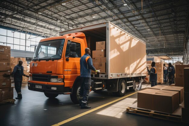Premium Photo | Warehouse distribution center Premium Photo | Warehouse distribution center