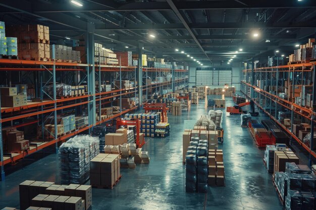 Warehouse fulfillment center ecommerce | Premium AI-generated image Warehouse fulfillment center ecommerce | Premium AI-generated image