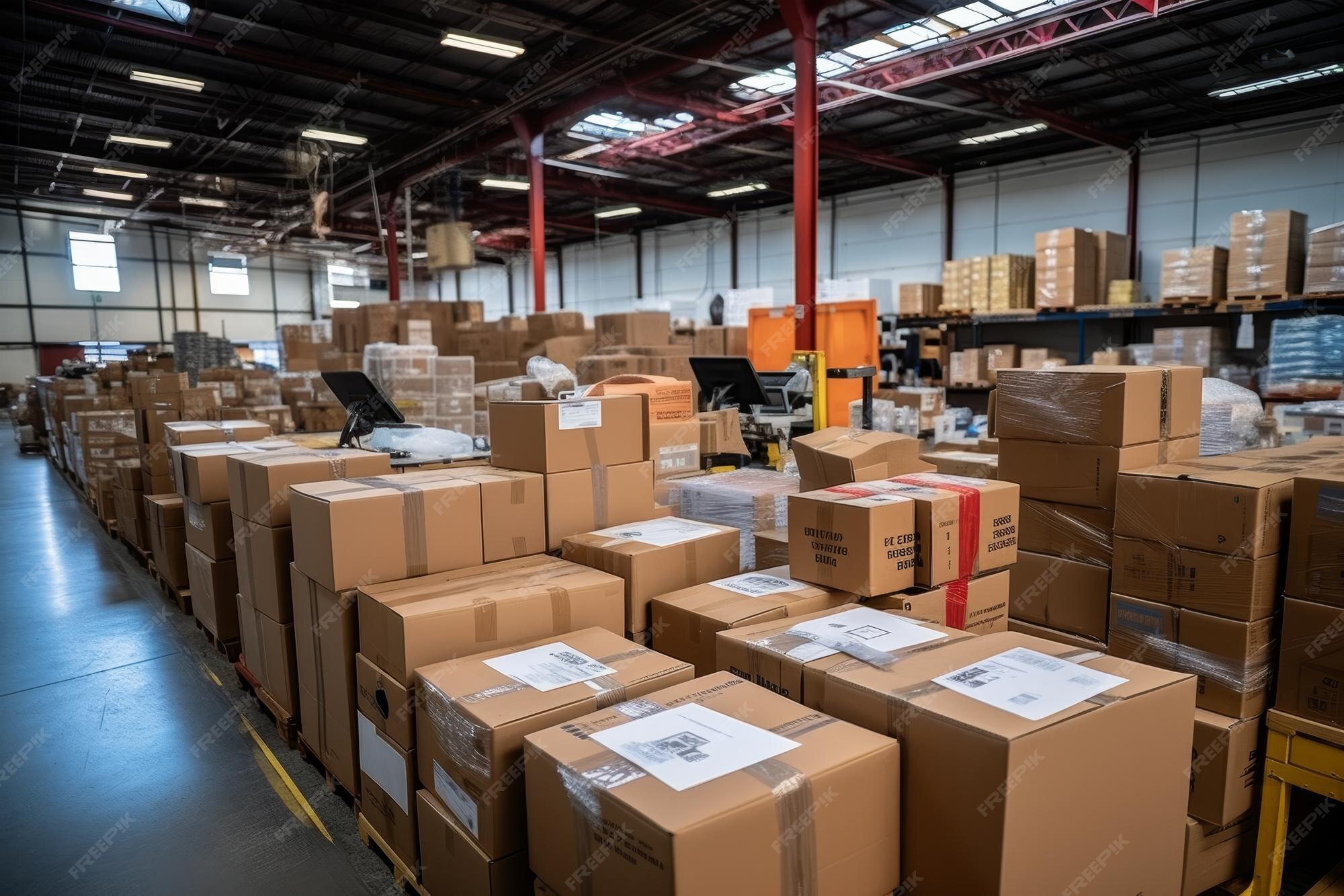 Premium Photo Warehouse Inventory Management Temporary Storage