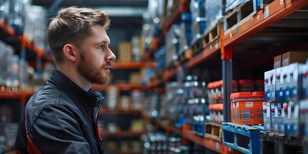 Warehouse manager uses software to monitor stock levels and coordinate ... Warehouse manager uses software to monitor stock levels and coordinate ...