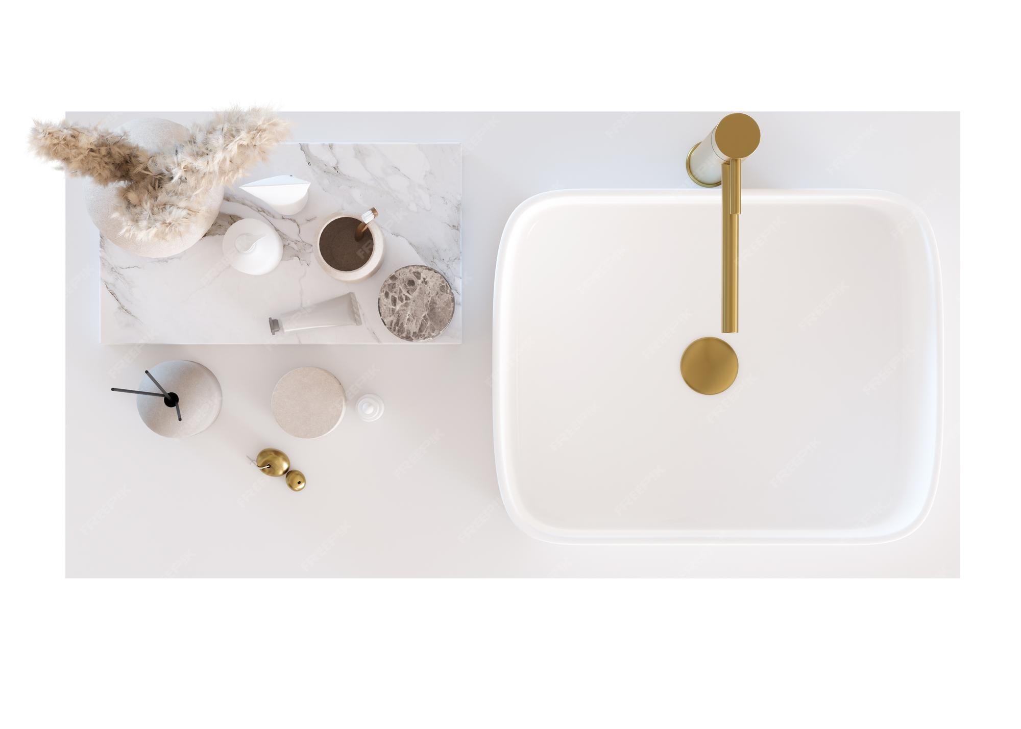 Premium Photo | Washbasin mit faucet and cabinet isolated on white ... Premium Photo | Washbasin mit faucet and cabinet isolated on white ...