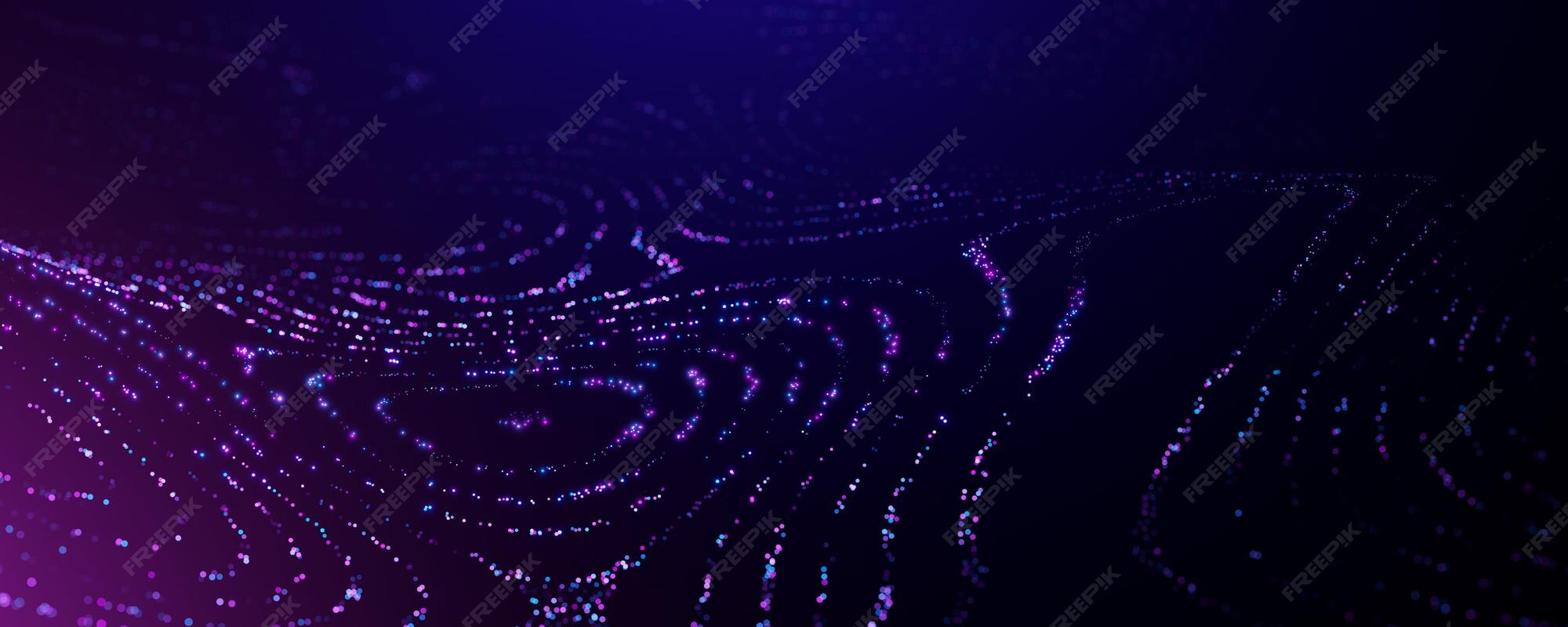 Premium Photo | Wave background Blockchain technology concept radio waves Encryption ...