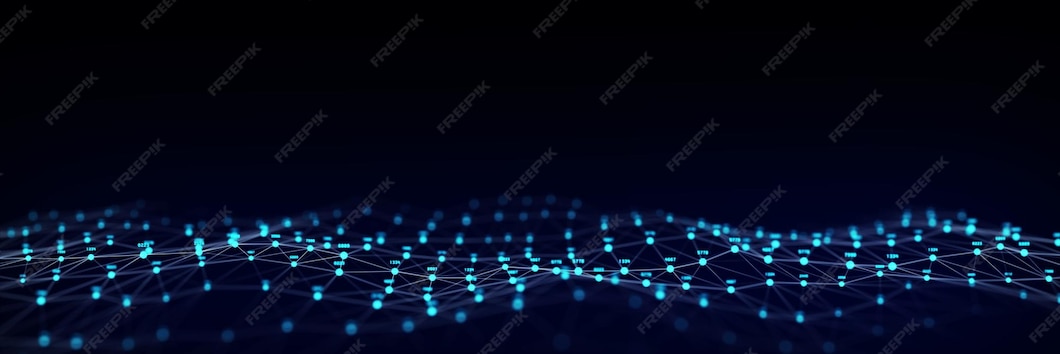 Premium Photo A Wave Of Cybersecurity Data Algorithms Binary Code