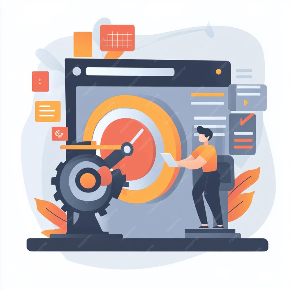 A web applications loading performance being optimized through lazy loading and asset ...