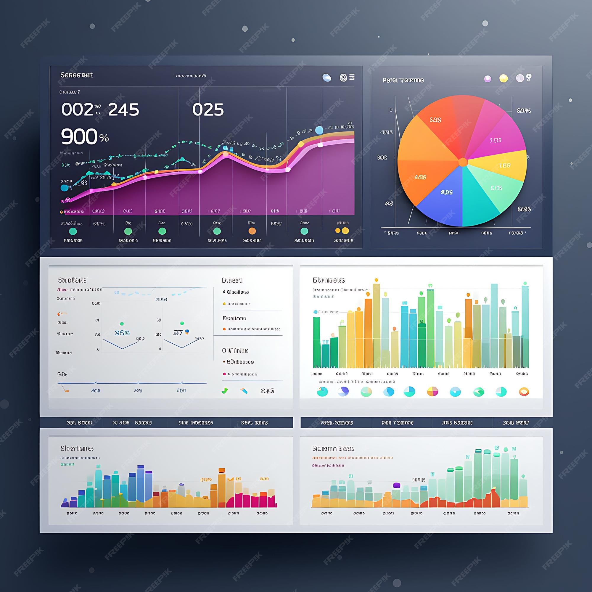 Premium Ai Image Web Dashboard Analytics Data Analytics Dashboard Widget Based Layout Profe