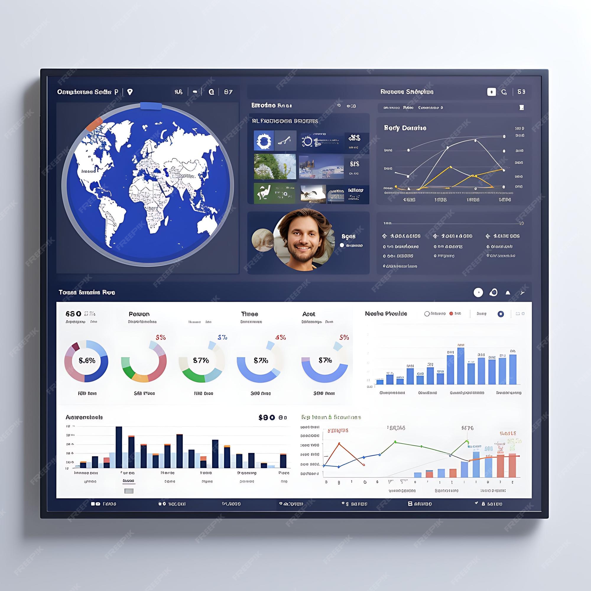 Premium AI Image | Web Dashboard Hr Employee Performance Dashboard Widget Based Layout Struct ...