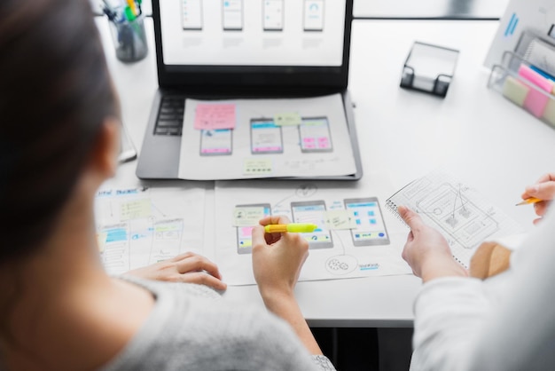 Premium Photo | Web designers working on user interface project Premium Photo | Web designers working on user interface project