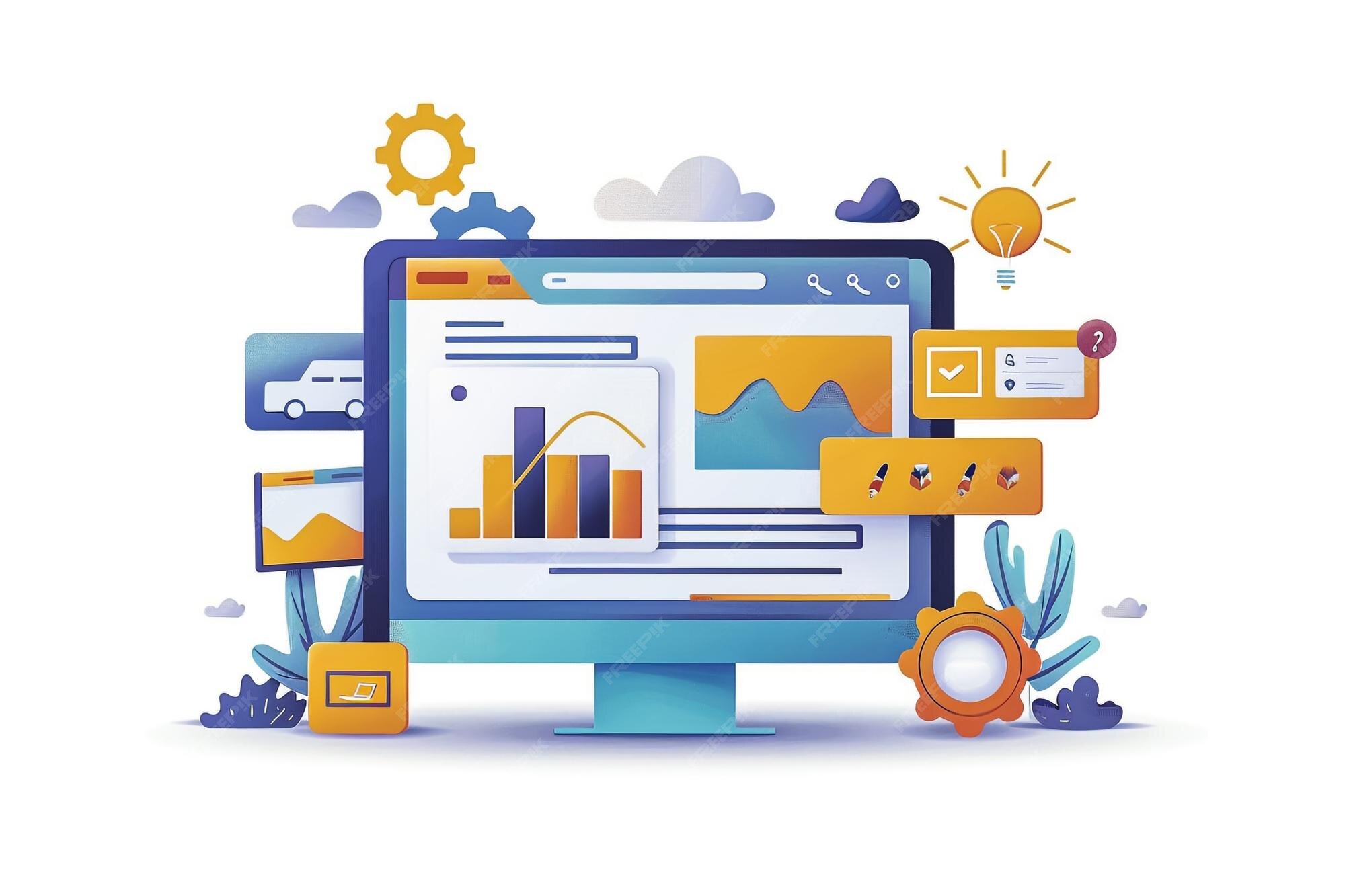 Premium Photo | Web development programmer engineering and coding website on augmented reality ...