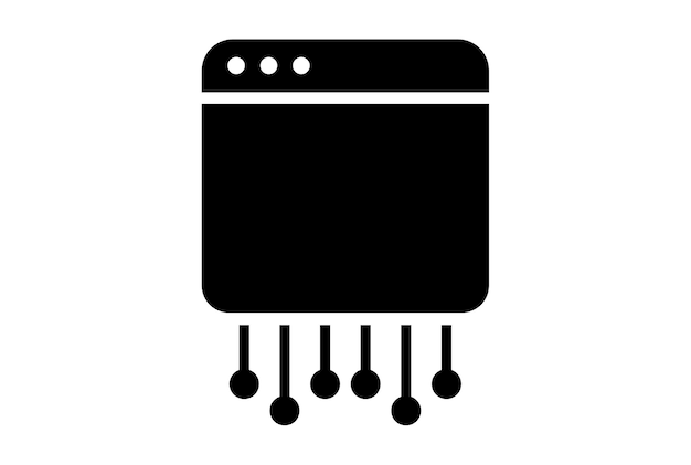 Premium Photo | Web flat app icon minimalist web symbol black sign Premium Photo | Web flat app icon minimalist web symbol black sign