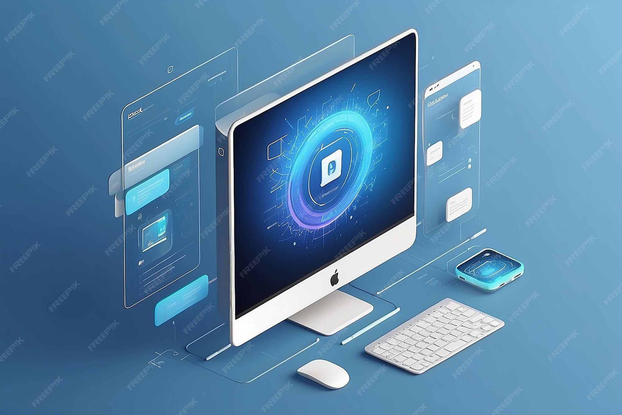 Premium Photo | Web UIUX design web development concept Web design application design coding