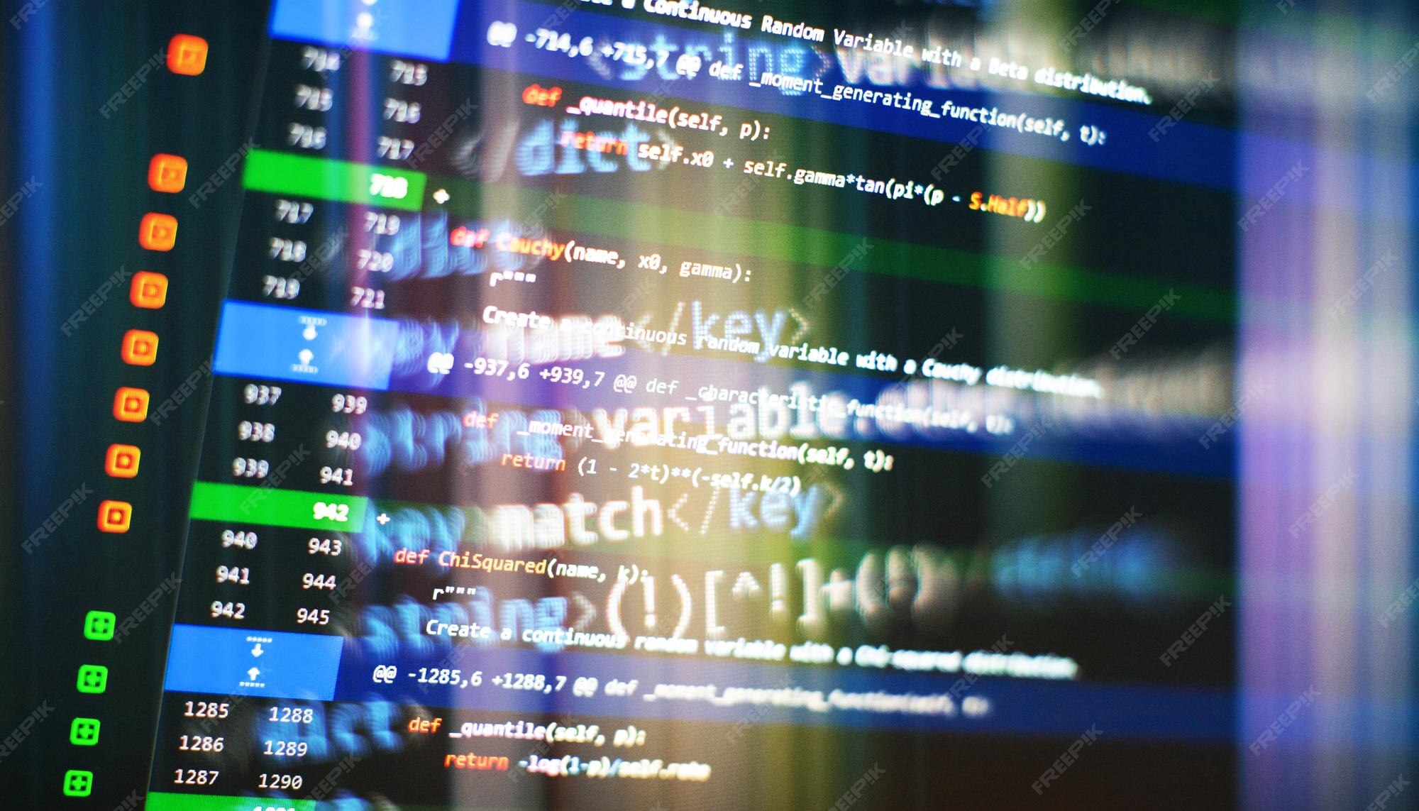 Premium Photo | Website development server logs analysis closeup developing programming and ...