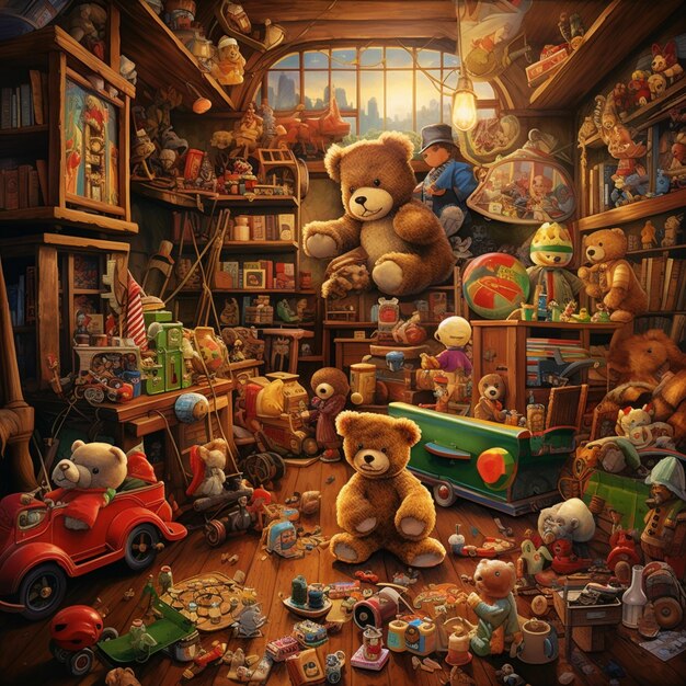 Premium Photo | Whimsical Vintage Painting of Dusty Attic Filled with ... Premium Photo | Whimsical Vintage Painting of Dusty Attic Filled with ...