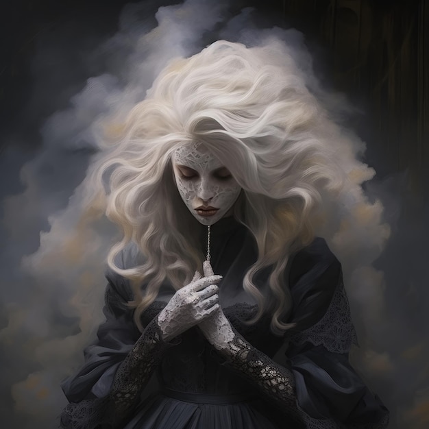 Premium AI Image | White Secrets Unraveling the Veil of Intrigue Premium AI Image | White Secrets Unraveling the Veil of Intrigue