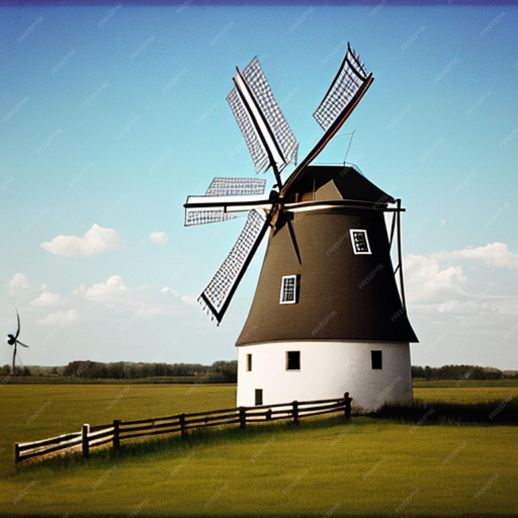 Premium AI Image | windmill Premium AI Image | windmill