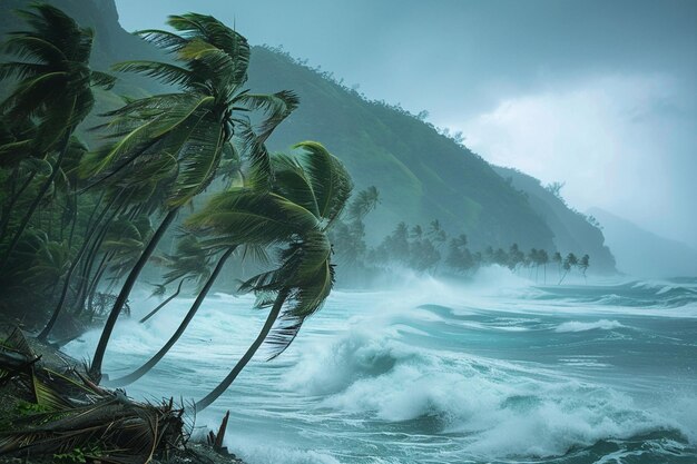 Premium Photo | Witness the aweinspiring power of typhoons sweepin ... Premium Photo | Witness the aweinspiring power of typhoons sweepin ...