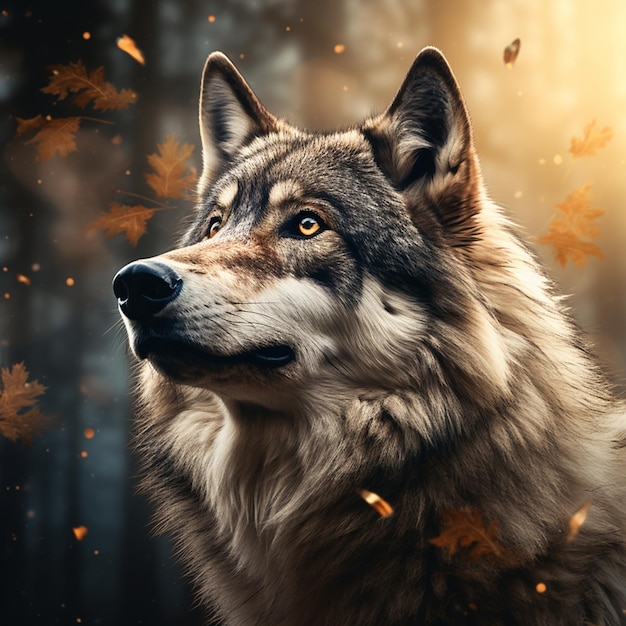 Premium AI Image | WOLF PHOTOS GENERATED BY AI Premium AI Image | WOLF PHOTOS GENERATED BY AI