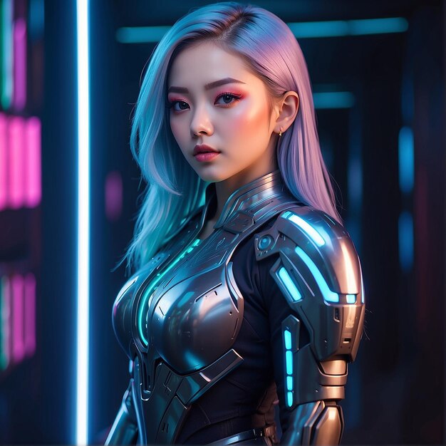 Premium Photo A Woman In A Costume That Says Super Hero