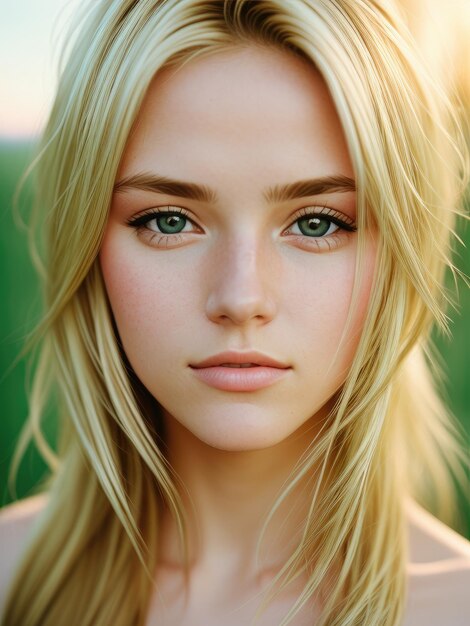 Pale Skin Blonde Hair