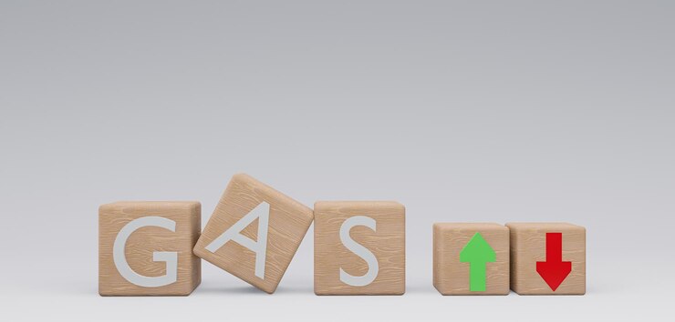 Premium Photo | Wooden cubes gas increase decrease cubes with text increase decrease gas 3d work ...