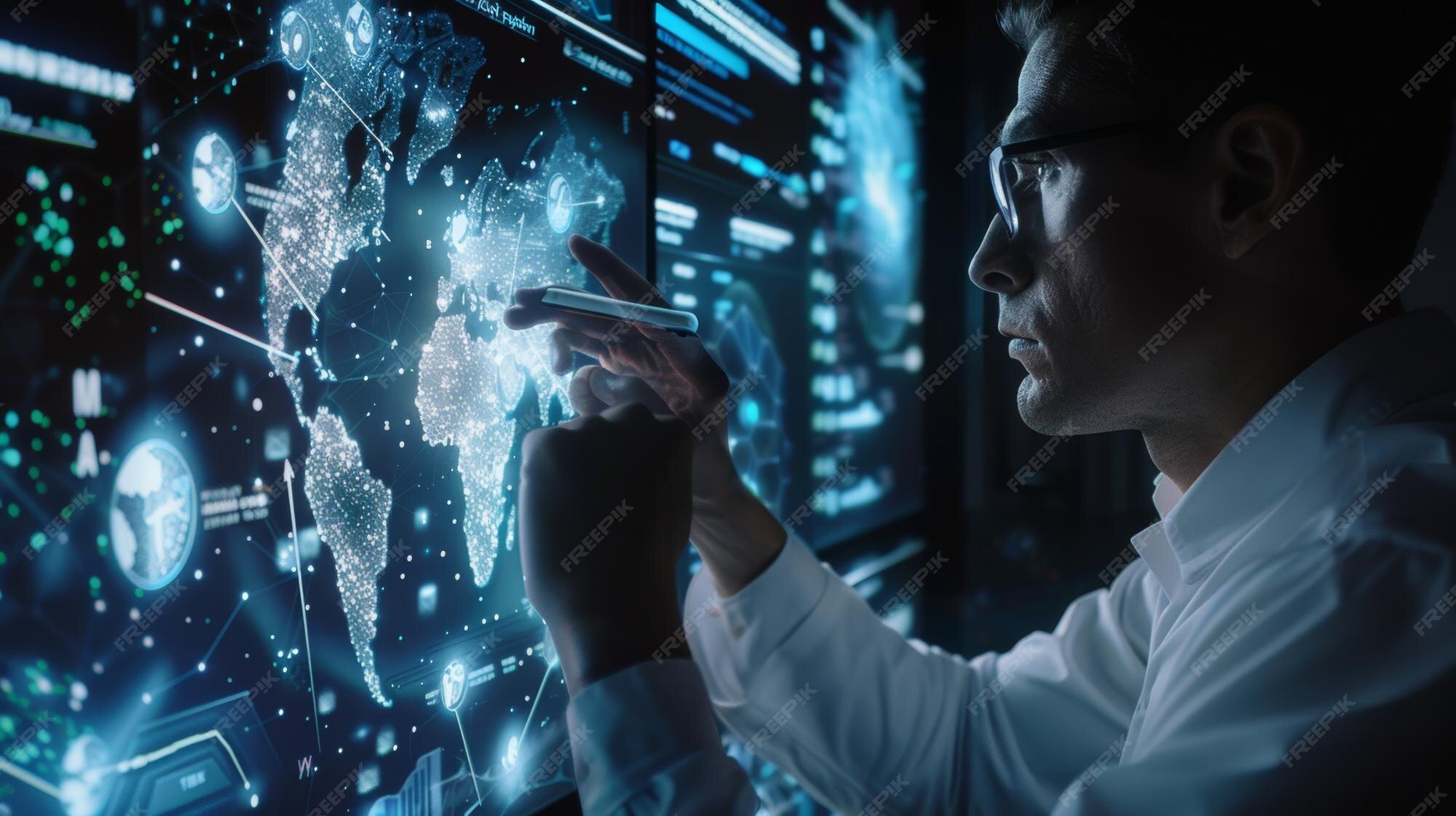 Premium Photo Working On Computer Engineering Neural Networks Designing Machine Learning Apps