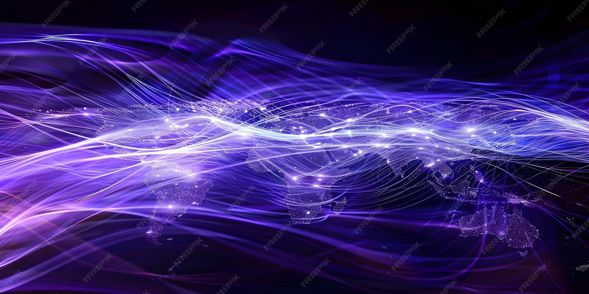 Premium Photo World Map Nodes Symbolize Global Connectivity Through Interconnected Geospatial