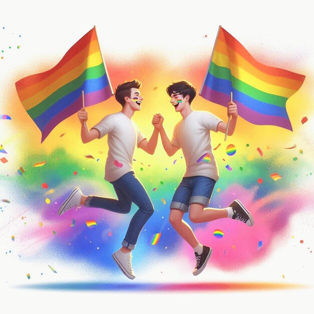 Worldwide International Lgbtq Pride Day Celebration Image Premium Ai Generated Image