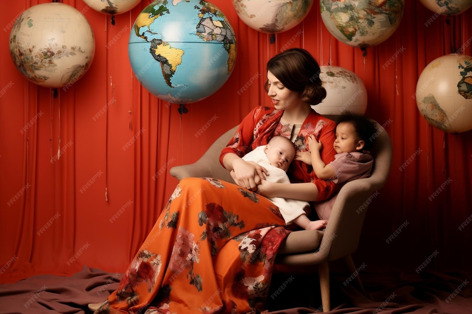 Premium Photo Worldwide Nourishment Celebrating Global Breastfeeding