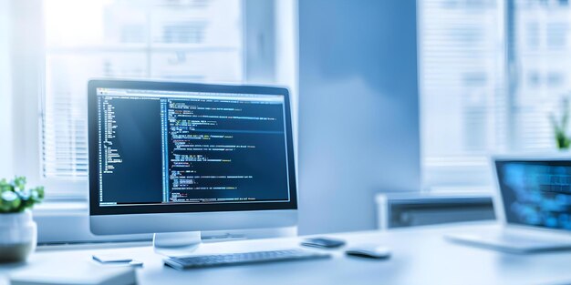 Premium Photo Writing Code Is A Foundational Aspect Of A Software Engineers Role Concept