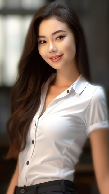 Premium AI Image | Young asian woman professional entrepreneur standing ... Premium AI Image | Young asian woman professional entrepreneur standing ...