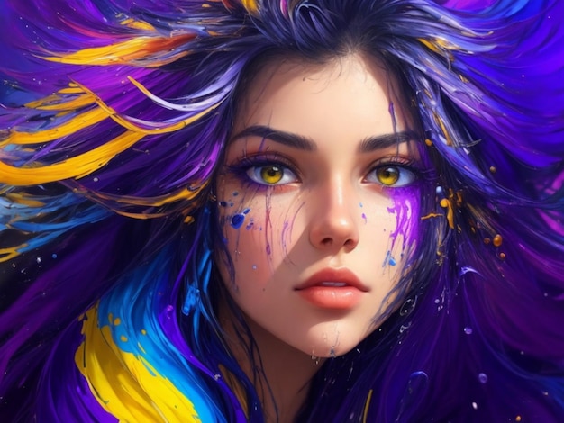 Premium AI Image | Young and beautiful woman Generative AI Premium AI Image | Young and beautiful woman Generative AI