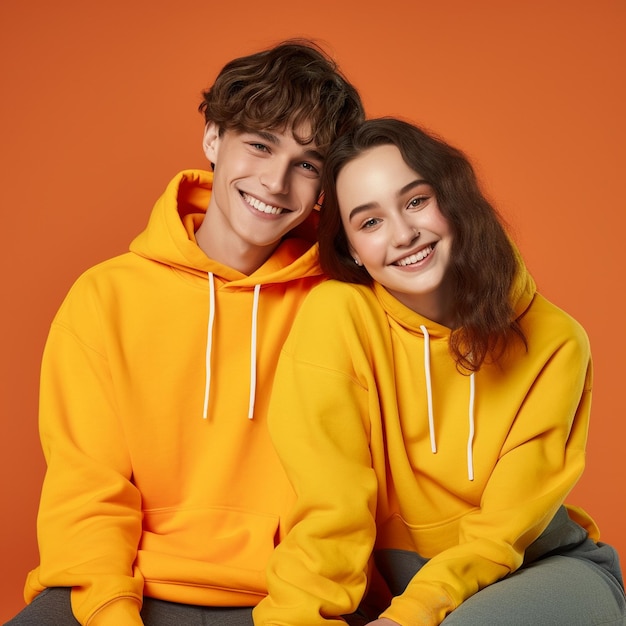 Premium AI Image | A young couple and single fashion model winter ... Premium AI Image | A young couple and single fashion model winter ...