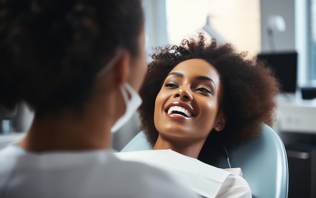 Premium AI Image | Young Female Dentist Utilizing Generative AI Premium AI Image | Young Female Dentist Utilizing Generative AI