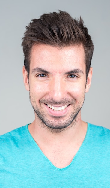 Premium Photo | Young handsome hispanic man on white Premium Photo | Young handsome hispanic man on white