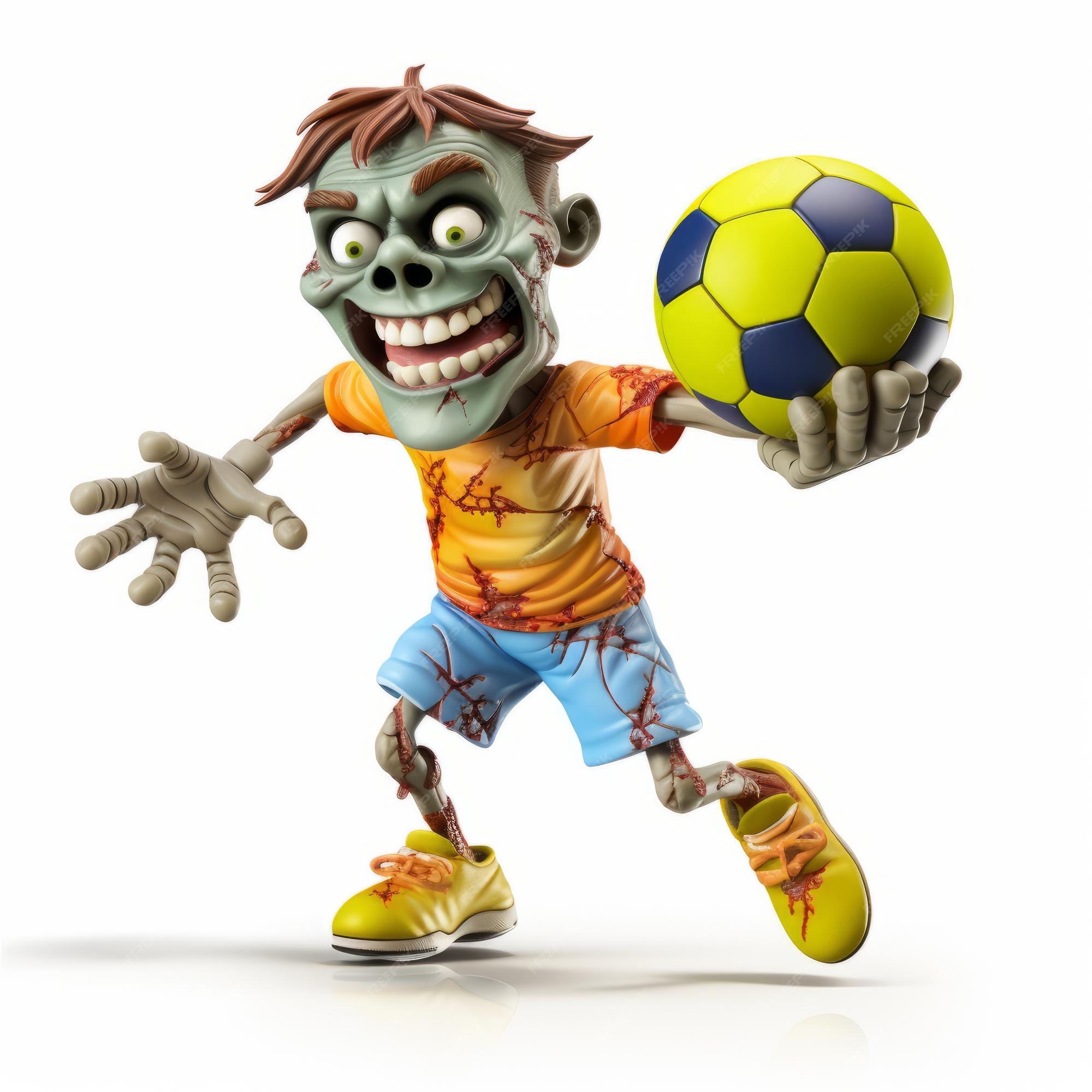 Premium Photo Zombie Soccer Player Vector Royalty Free 3d Images