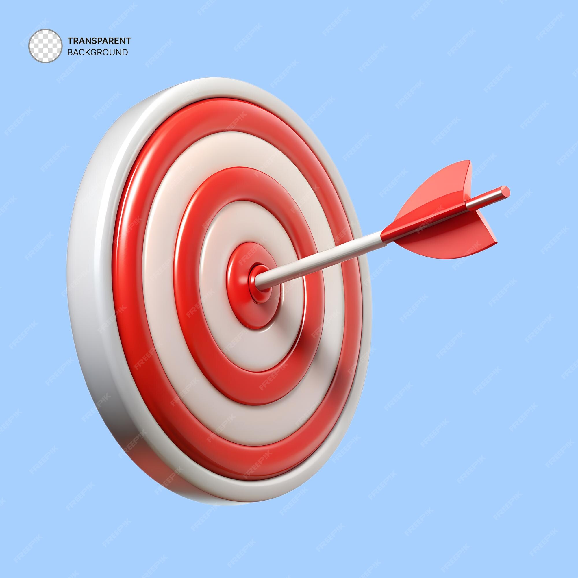3d arrow hit target icon | Premium AI-generated PSD 3d arrow hit target icon | Premium AI-generated PSD