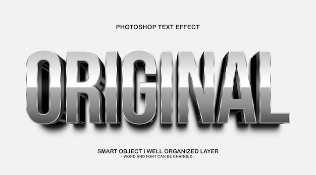 Premium Psd 3d Editable Original Text Effect Mockup Template