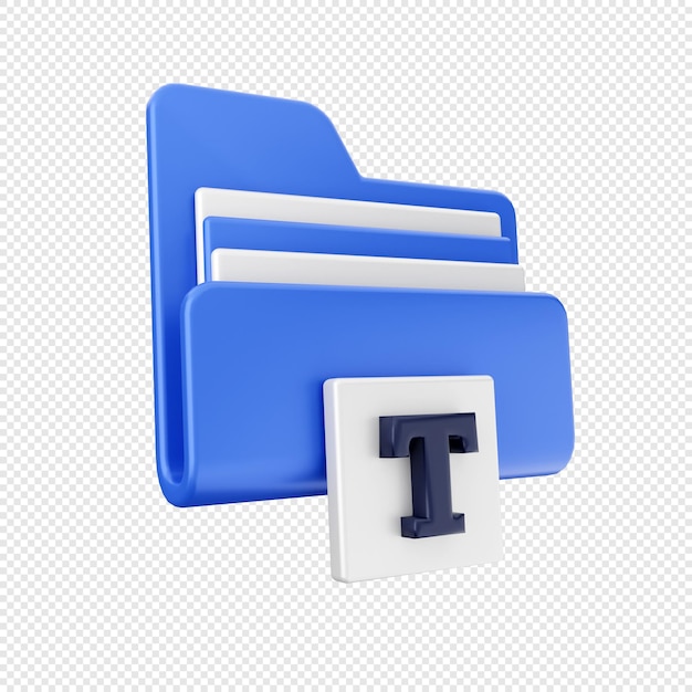 Premium PSD | 3d folder icon illustration render Premium PSD | 3d folder icon illustration render