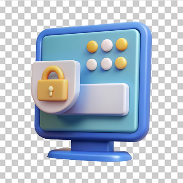 3d Incorrect Password On Computer Personal Data Protection On The Internet Incorrect And Correct