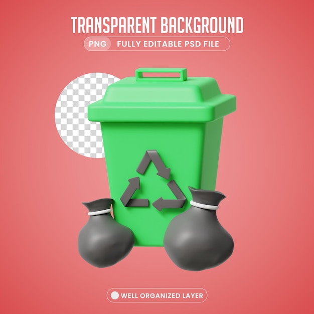 Premium PSD | 3d object recycle bin png Premium PSD | 3d object recycle bin png