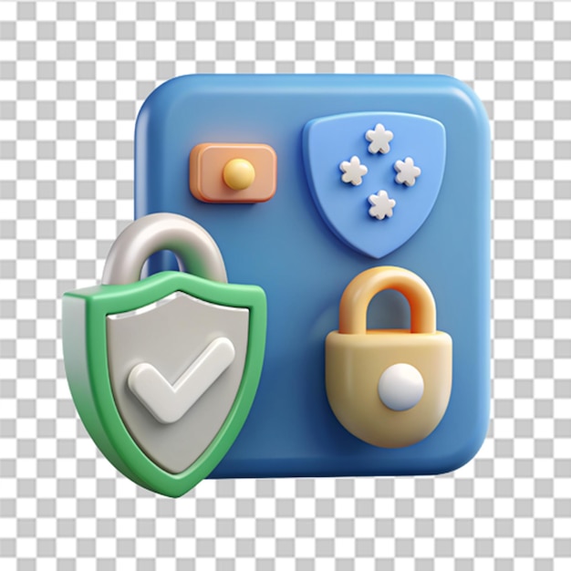 3d Password And Check Mark Correct Password Concept Personal Data